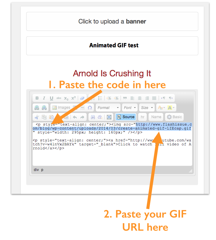 How to add an animated GIF to an email | Flashissue